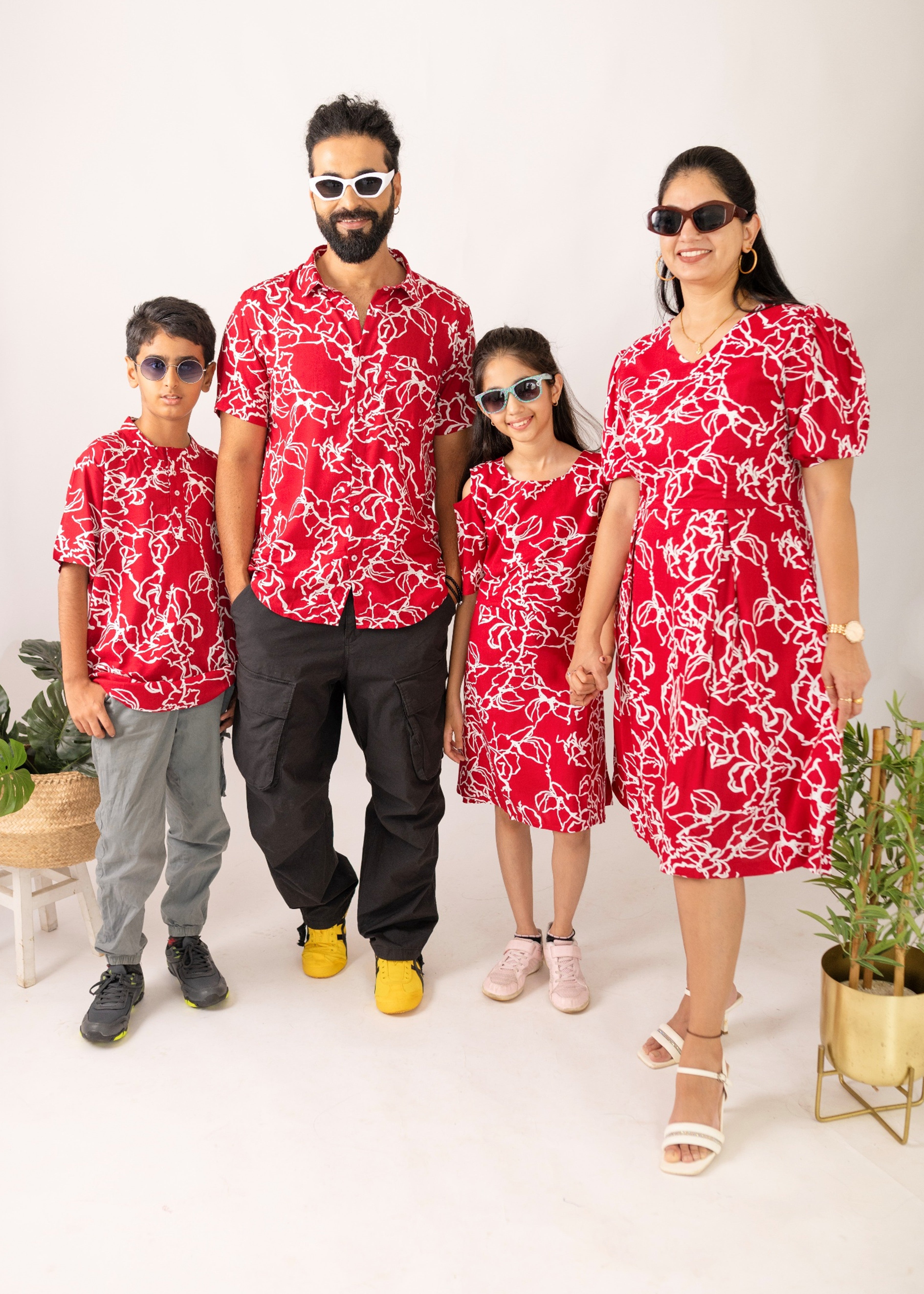Family Matching Outfit Dress
