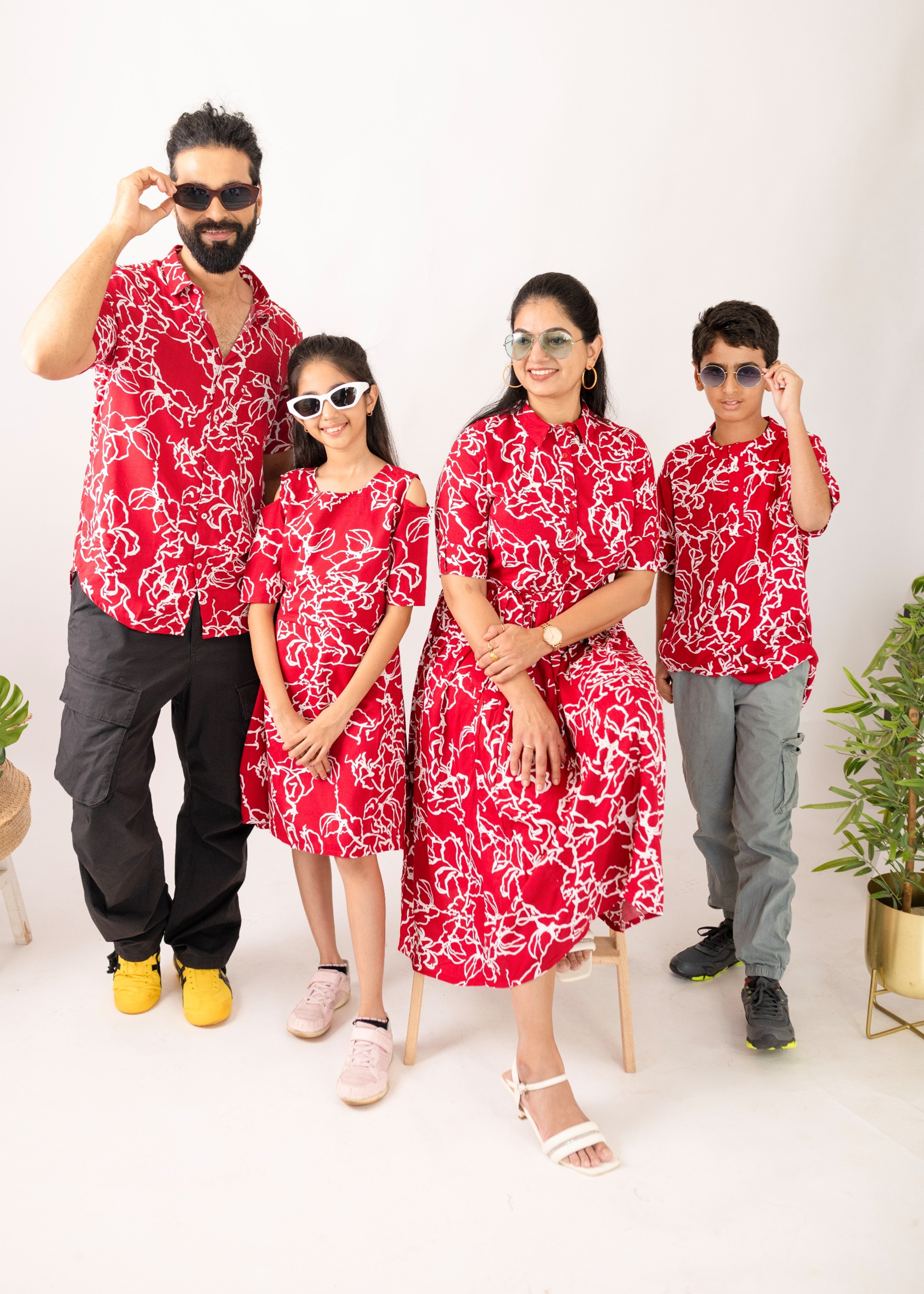 Family Matching Outfit Dress